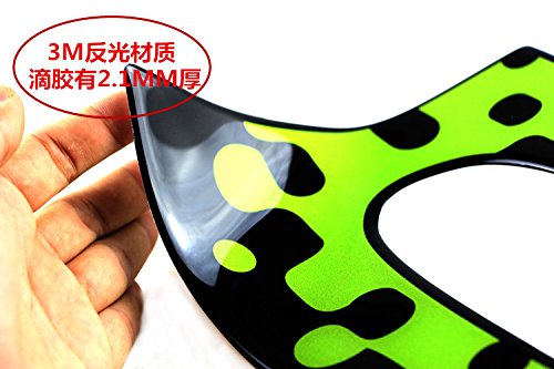 3D Side Scuttle Lamp Light Pattern Fender Panel Frame Cover Sticker Trim for Mini Cooper F55 Hardtop F56 Hatchback (4)
