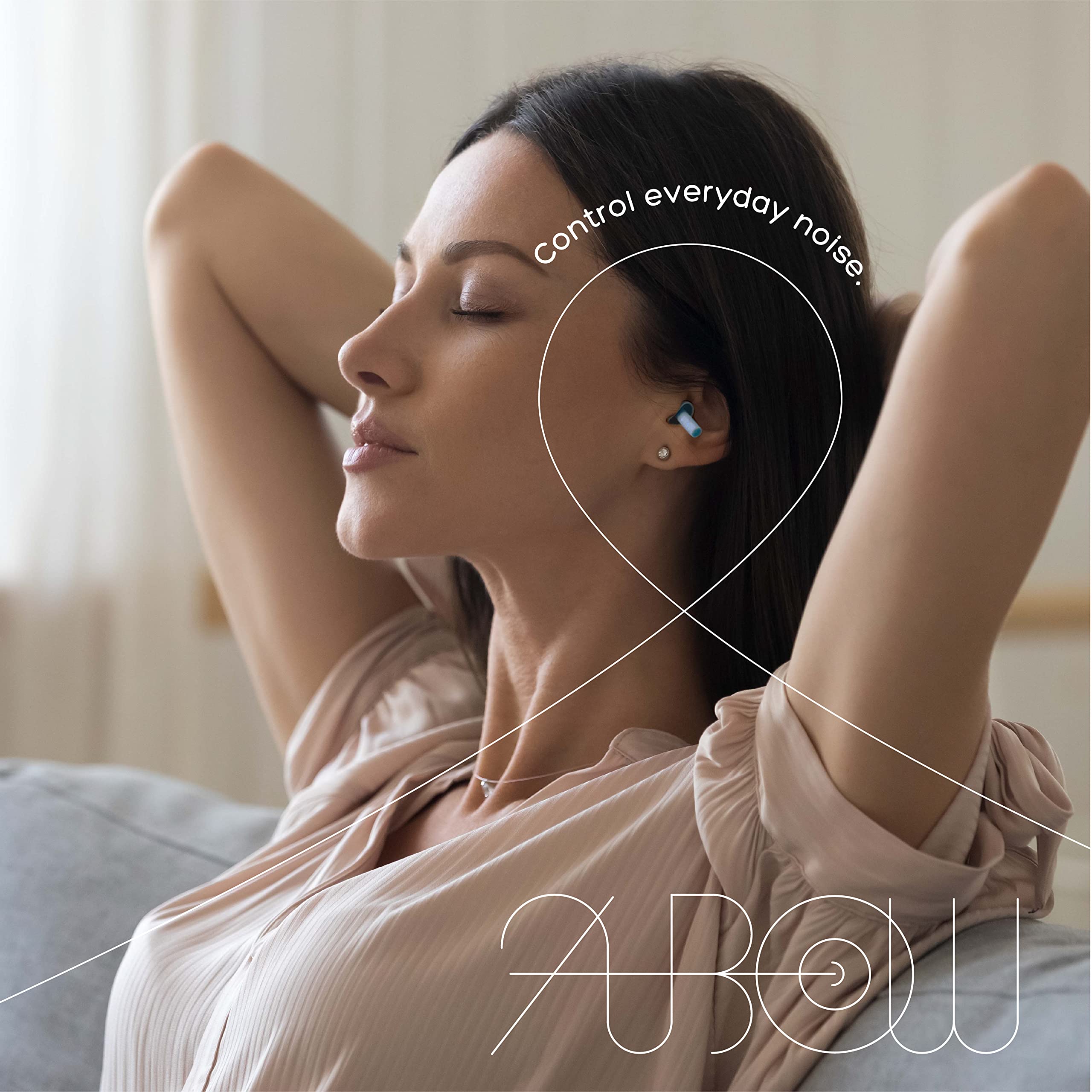 ANBOW Soft Ear Plugs for Sleeping Noise Cancelling. Ear Plugs for Swimming, Concerts, Travel, Work, Snoring & Concentration. Reusable Silicone Earplugs with Adjustable Size. 3 Pairs + Travel Pouch