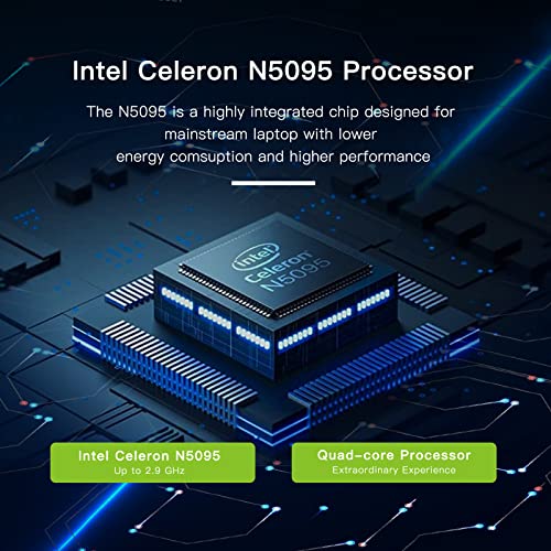 ANMESC Laptop Computer|Laptop 15.6" with 1080P FHD Display|Quad-Core Intel Celeron N5095 Processors|12GB DDR4 512GB SSD|Windows 11 Laptop Computers|2.4G/5G WiFi|Bluetooth 4.2|Numeric Keypad|Type-C
