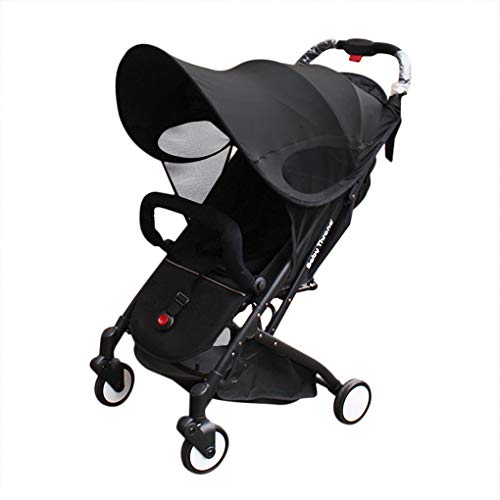 Universal Baby Stroller Sun Shade Sun Protection Sun Shade for Strollers Car Seats Pram Pushchair Buggy Baby Stroller Sun Shield Sun Rain Canopy Cover Awning Anti-UV Toddlers Stroller Canopy Sun Shade