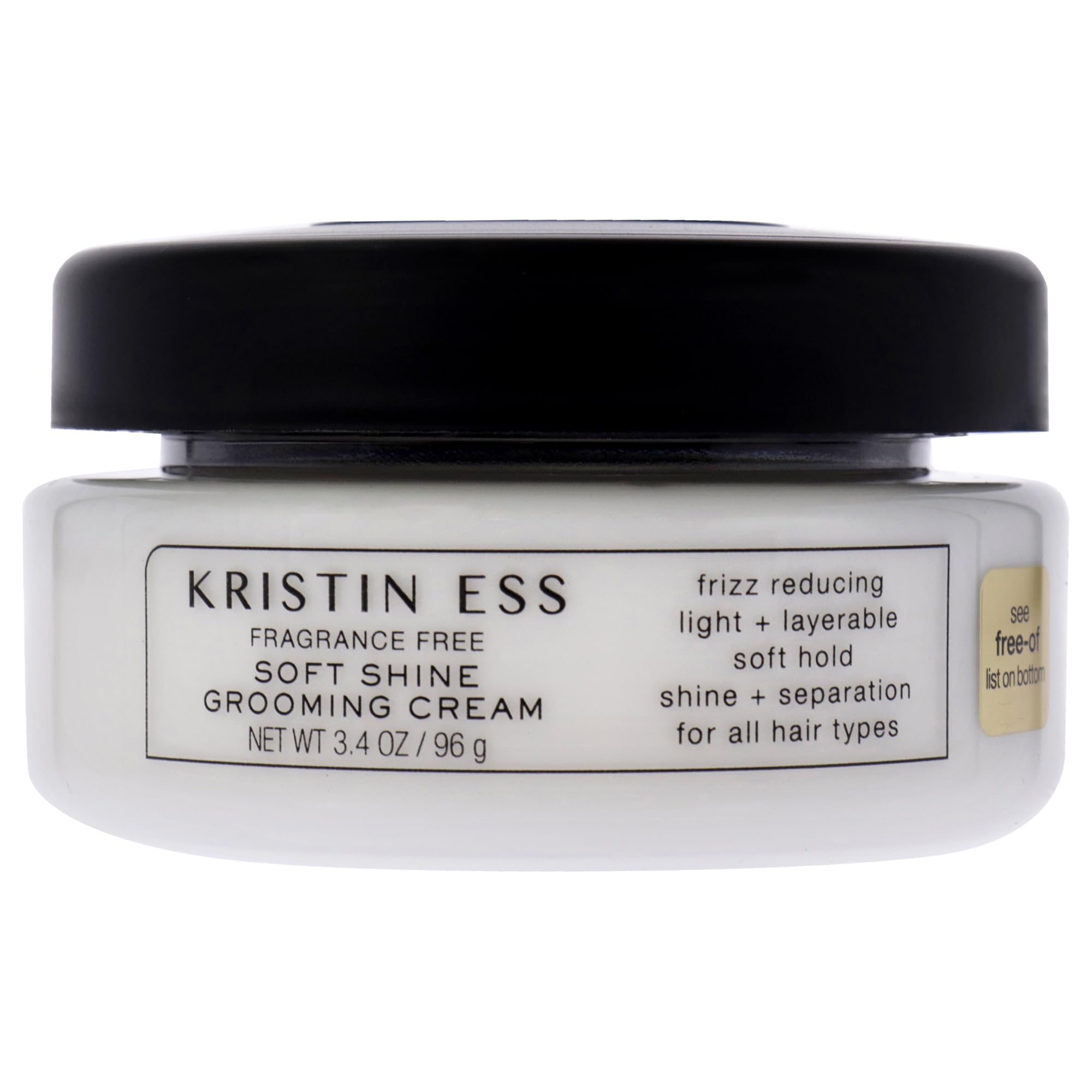 Fragrance Free Soft Shine Grooming Cream by Kristin Ess for Unisex - 3.4 oz Cream (I0115282)
