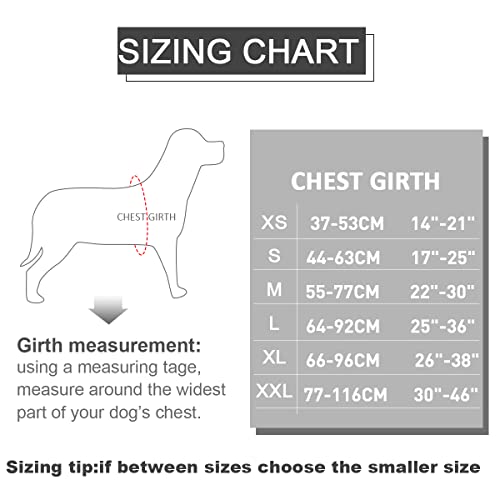 MUMUPET Service Dog Harness, No Pull Easy On and Off Pet Vest Harness, 3M Reflective Breathable & Easy Adjust Pet Halters with Nylon Handle - No More Tugging or Choking for Small Medium Large Dogs