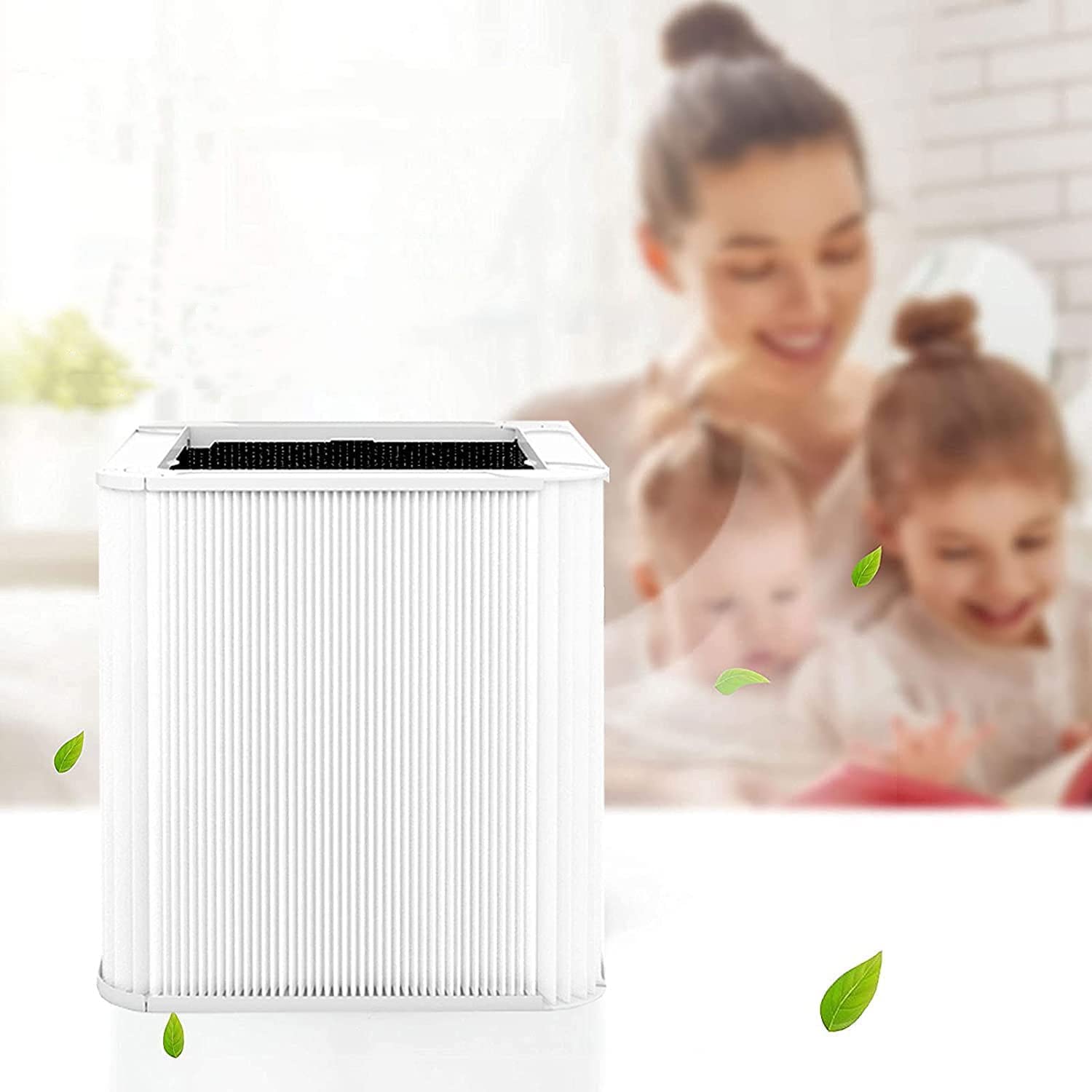 211+ Replacement Filter Compatible with Blueair Blue Pure 211+, Foldable Particle Activated Carbon Filter