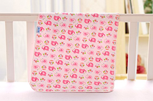 Diaper Changing Pad, Twoworld Cotton Bamboo Fiber Breathable Waterproof Changing Pads Washable Resuable Diapers Liners Mats(20x28in)