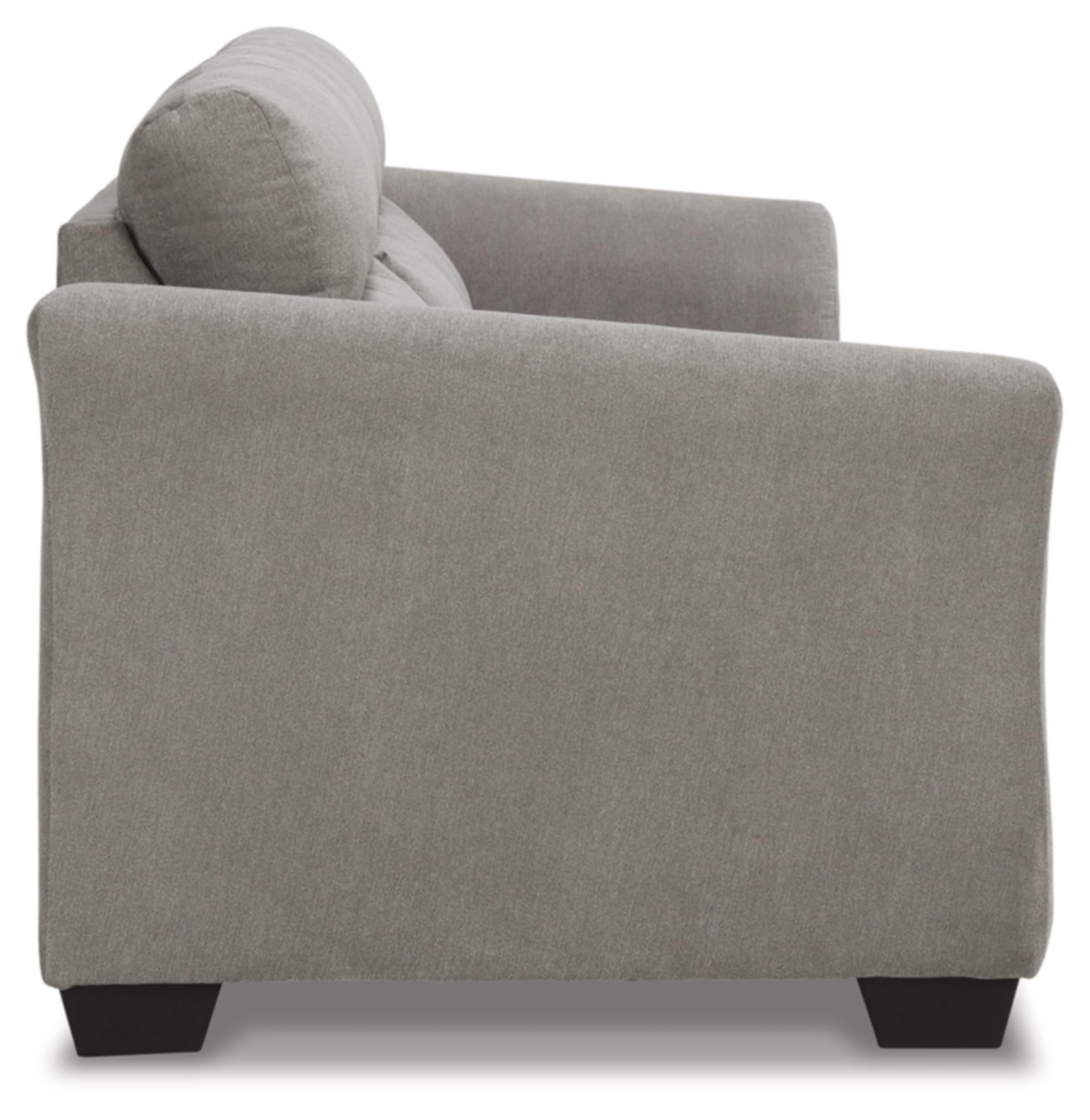 Signature Design by Ashley Miravel Casual 2-in-1 Sofa Sleeper with Folding Gel Memory Foam Mattress, Queen, Gray