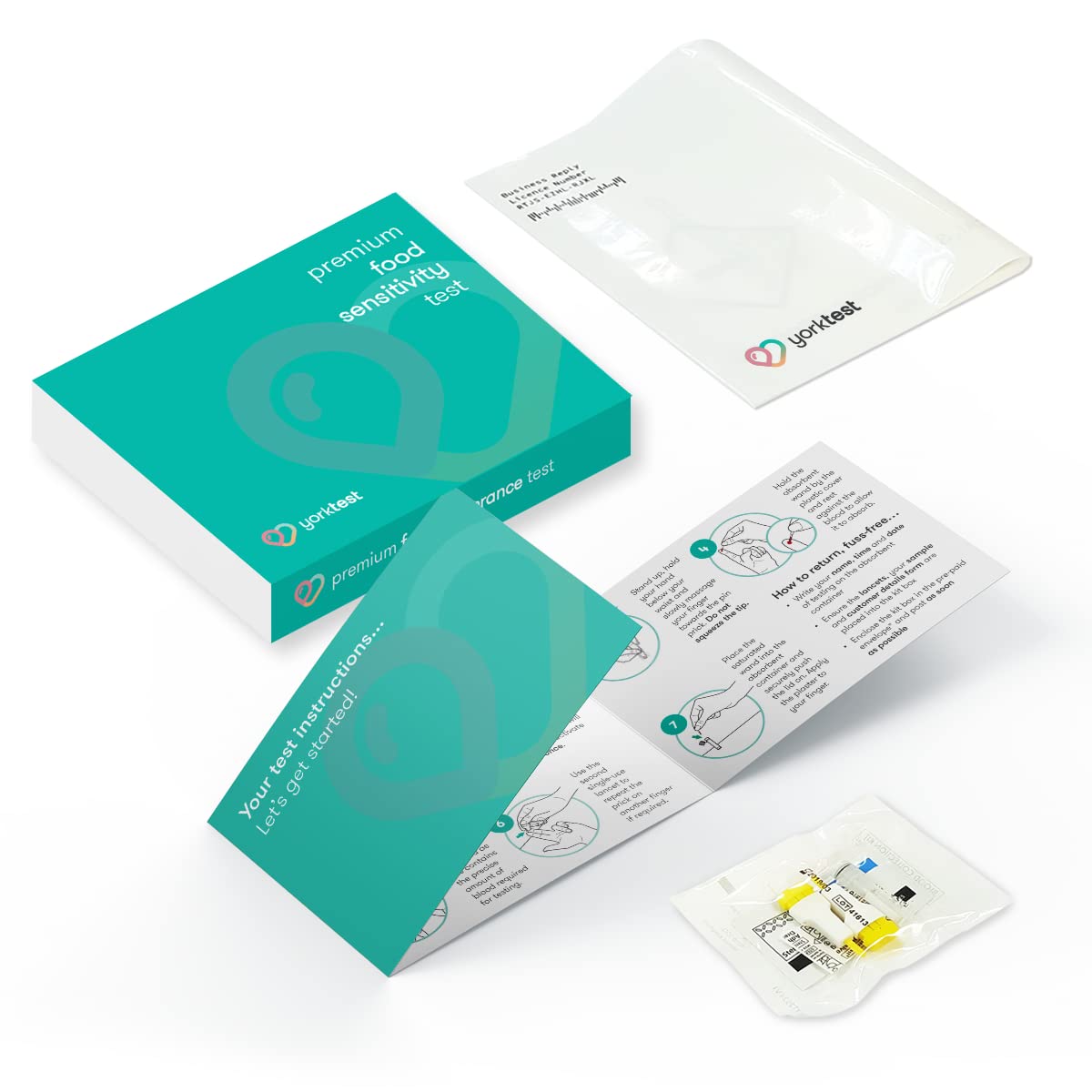 YorkTest Food Sensitivity Test – Test Your Reactivity to Over 200 Foods and Drinks At-Home – 500,000+ Test Taken