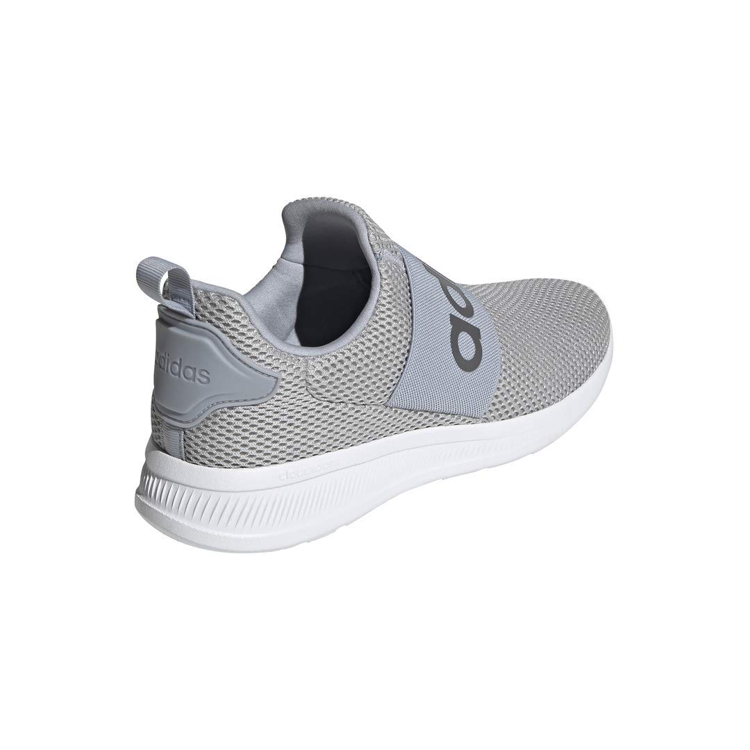 adidas Men's Lite Racer Adapt 4.0 Running Shoes, Halo Silver/Grey/White, 10.5