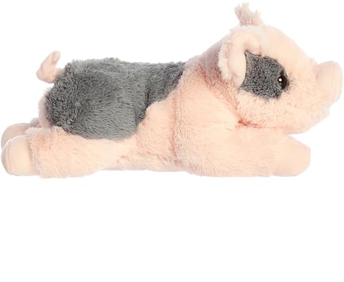 Aurora® Adorable Flopsie™ Tidbit Mini Pig™ Stuffed Animal - Playful Ease - Timeless Companions - Pink 12 Inches
