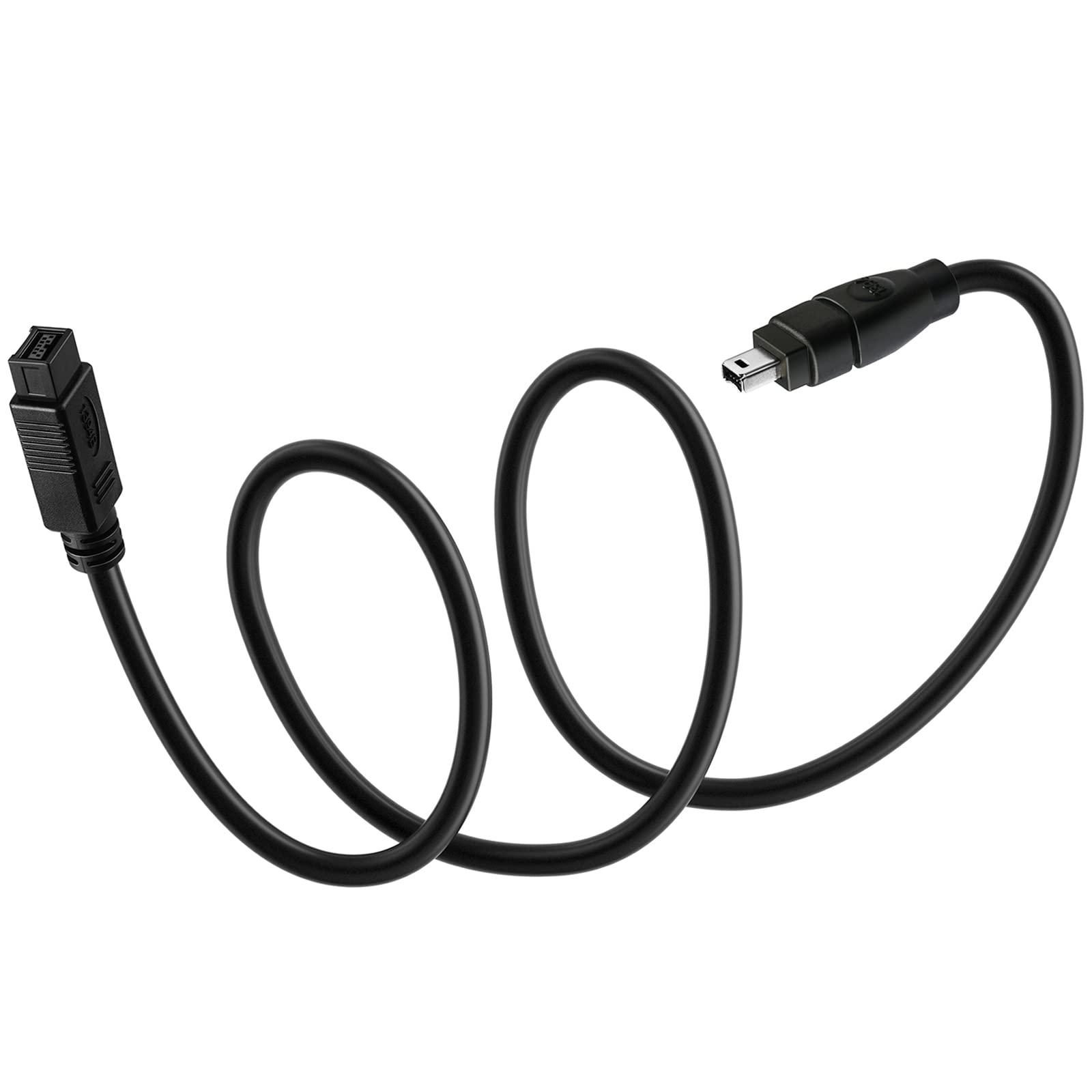 Yeworth 6FT Firewire High Speed IEEE 1394 Firewire 800 to Firewire 400 Cable, 1394B 800-400 IEEE 9 Pin Male to 4 Pin Male Cable for MacBook Pro, Mac Mini, iMac PC, Digital Cameras, SLR