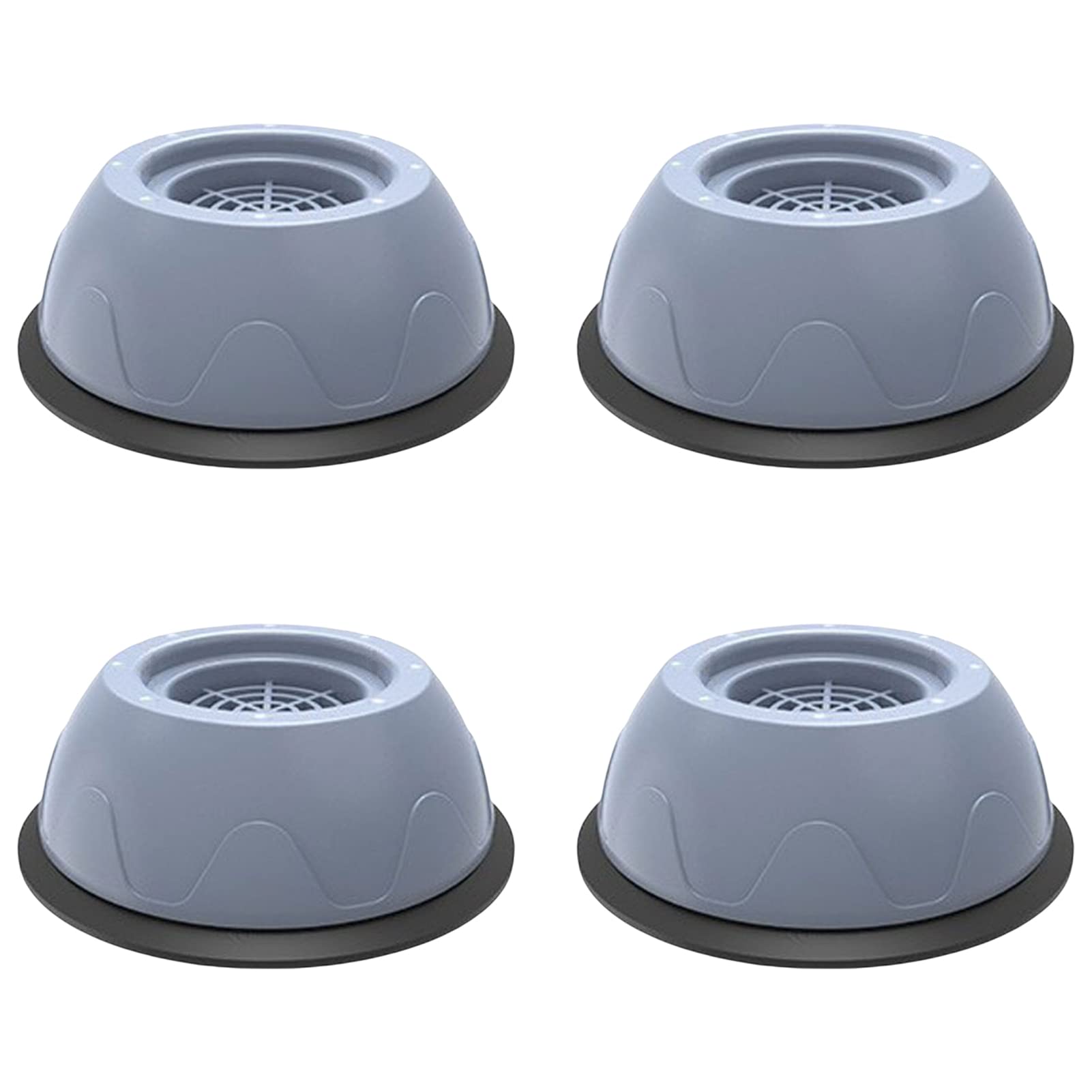 4 PCS Anti Vibration Pads for Washing Machine, Washing Machine Shaker Stopper, Stablize Durable Washing Machine Feet Pad,Easy to Clean Rubber Washing Machine Feet Pads,Washing Machine Stabilizer(Grey)