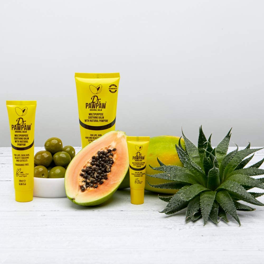 Dr. PAWPAW - Original Clear Balm, Multi-Purpose, No Fragrance Balm, For Lips, Skin, Hair, Cuticles, Nails, and Beauty Finishing (10 ml) (Original, 1 Pack)