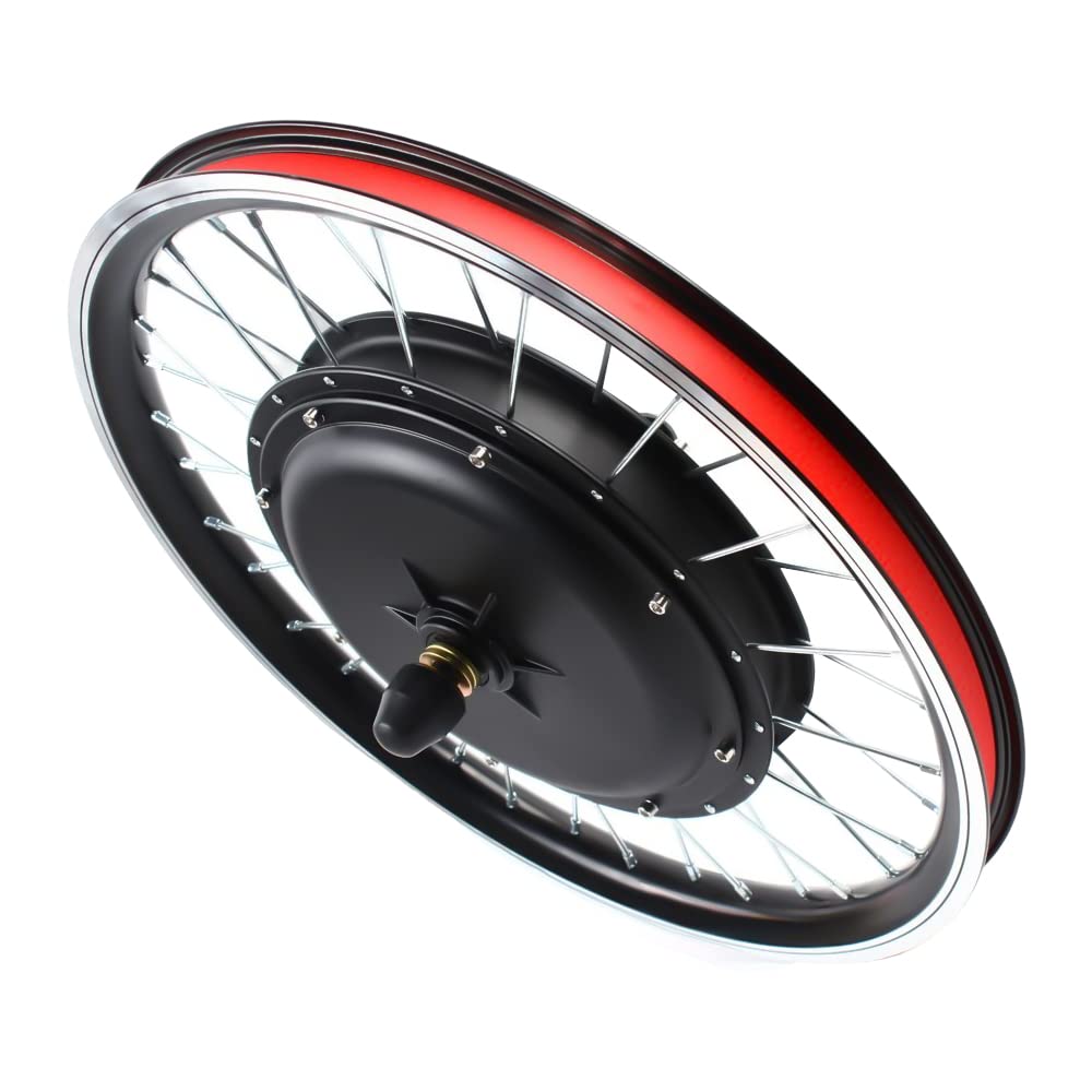 20'' Electric Bike Kit 48V 1000W E-Bike Conversion Kit Electric Bike Motor Front Wheel Kit with LED Display