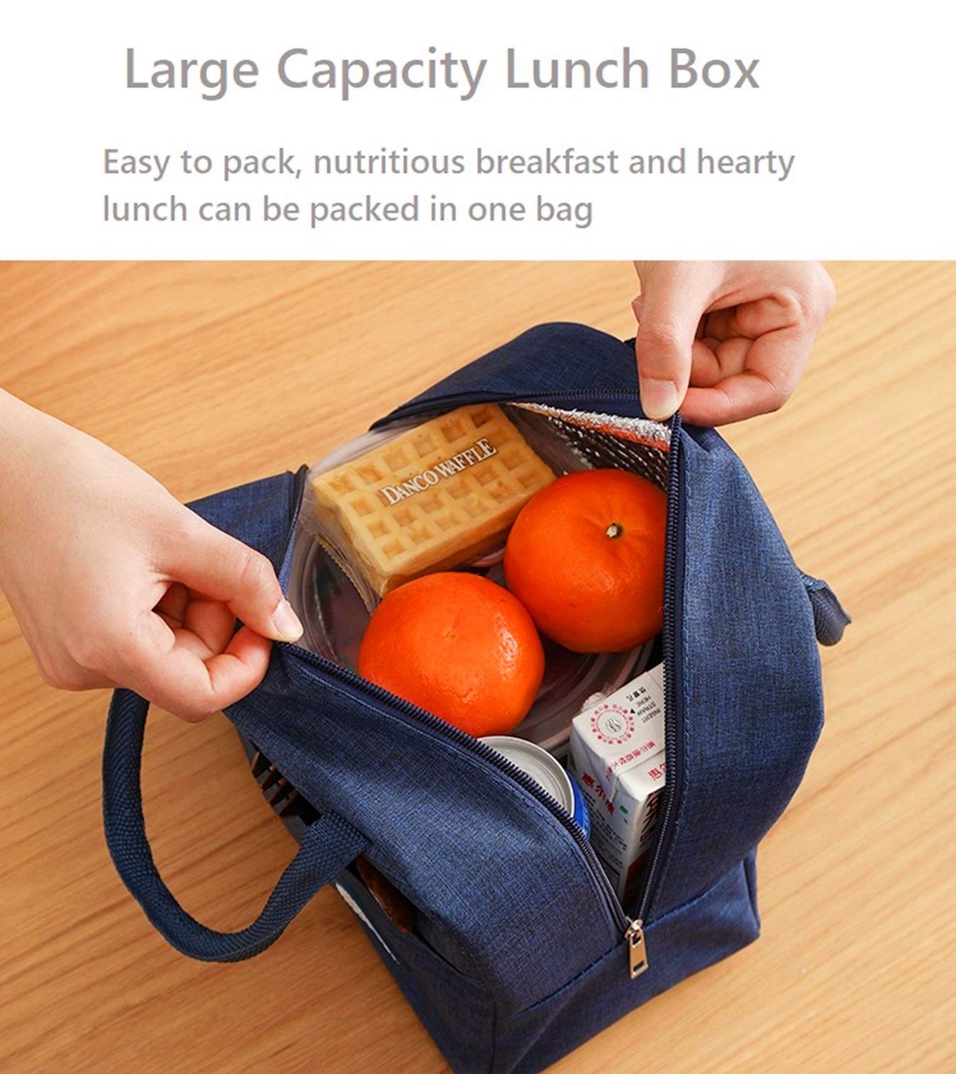 5.5 L Pink Bear Small Lunch Bags for Women, Portable Insulation Bags, Reusable Lunch Bags, Can be Used for Picnics, Work, etc. (S, Pink Bear)