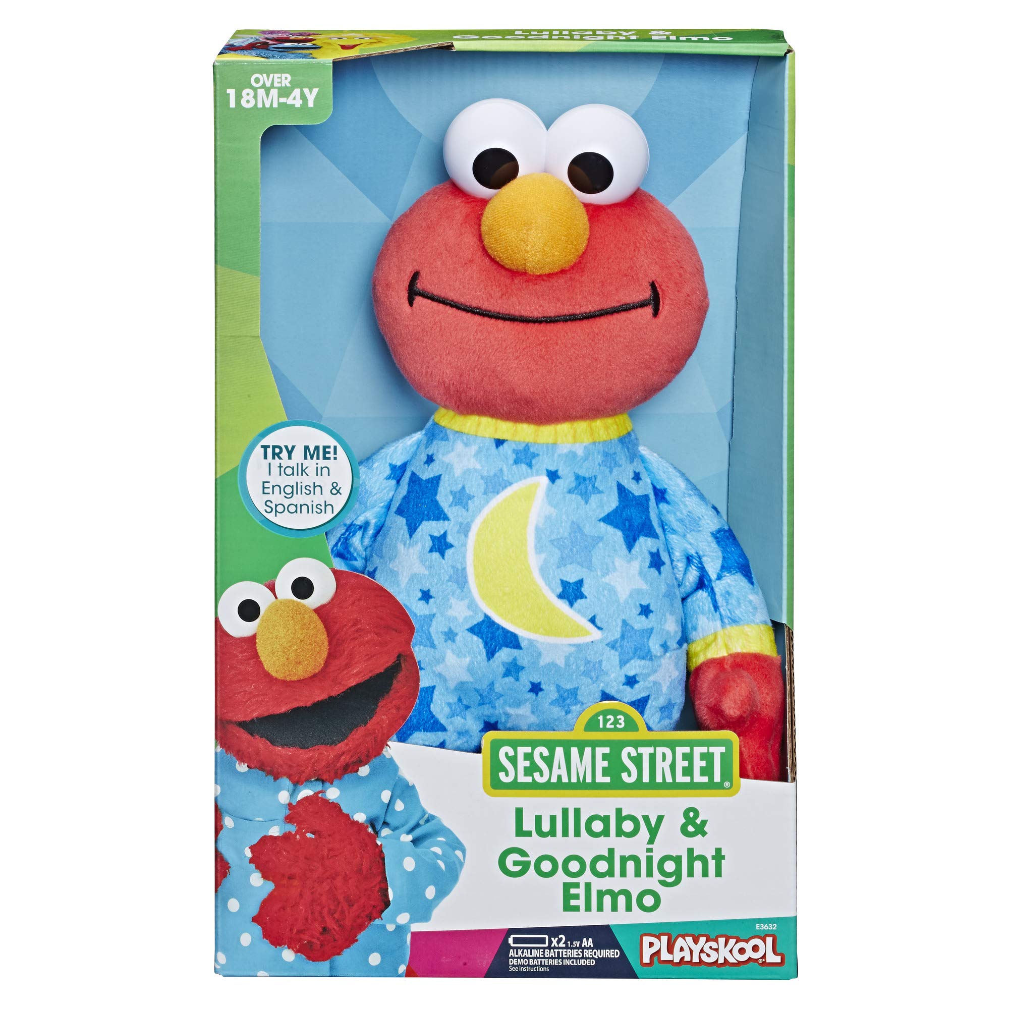 Playskool Sesame Street Lullaby & Good Night Elmo , Brown