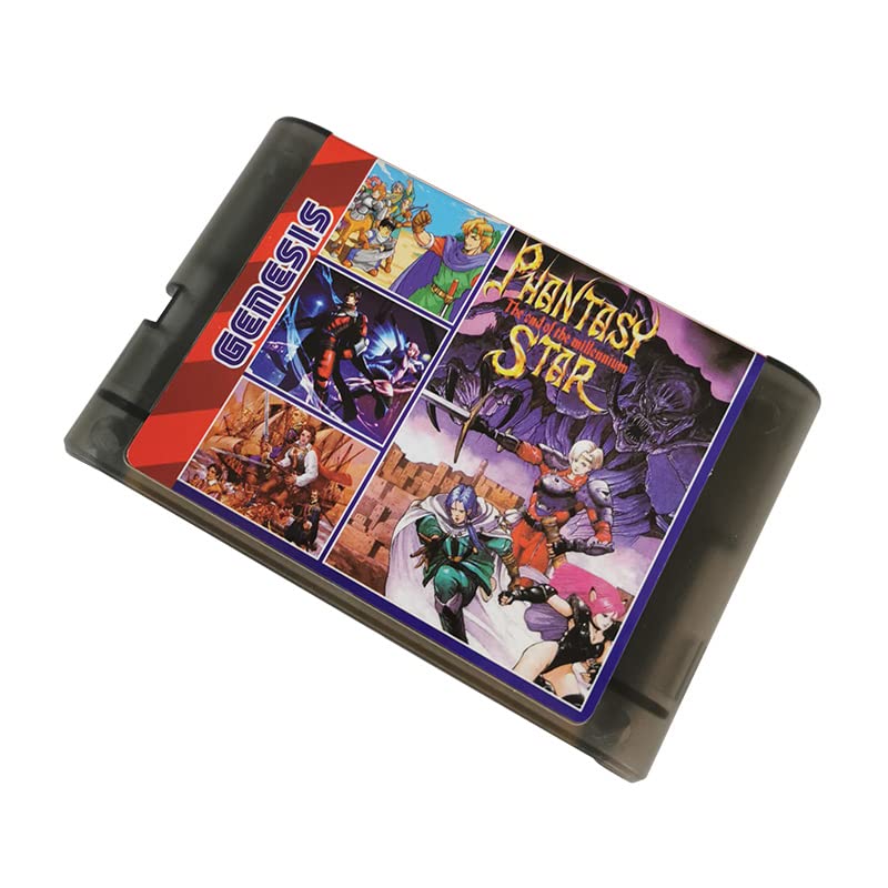 200 in 1 Sega Genesis Mega Drive Game Cartridge - 16-Bit Multi Cart Black through