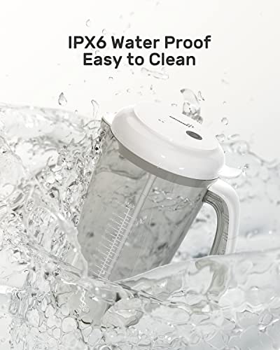Grownsy Baby Formula Mixer Pitcher 32OZ, Magnetic Charging Electric Formula Mixing Pitcher, Auto Mixing for Formula Powder, Breastmilk, Without Air Bubbles or Lumping, BPA Free, Easy to Clean