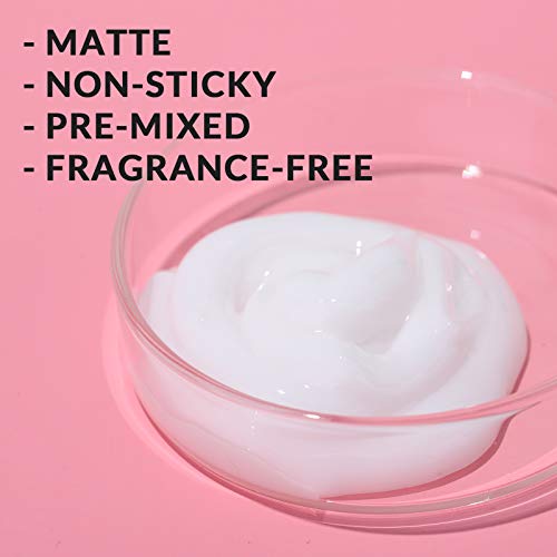 Matte Lip Gloss Base for DIY Lip Gloss Making Kit - 7.05oz Versagel with Vitamin E for Smooth, Hydrated & Moisturized Lips - Fragrance Free, Safe for Sensitive Skin - Supplies for Small Business