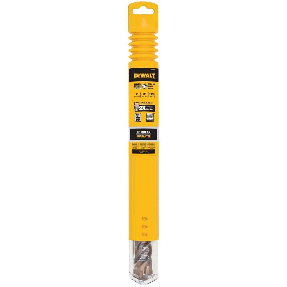 DeWalt DW5818 1" x 8" x 13-1/2" 4-Cutter SDS Max Rotary Hammer Bit