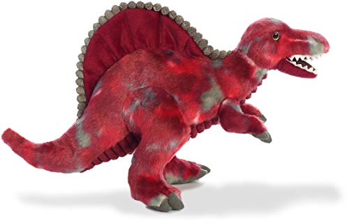 Aurora® Ferocious Dinos & Dragons Spinosaurus Stuffed Animal - Prehistoric Fun - Cuddly Companions - Red 17.5 Inches