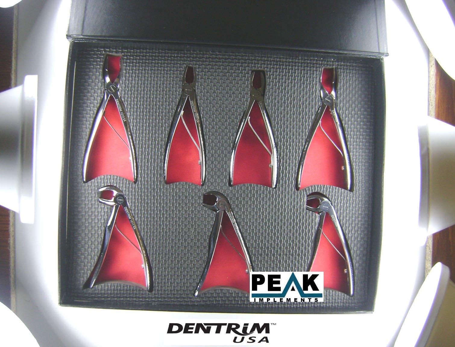 Dentrim Pedo Extracting Forceps - Children Forceps, Orthodontic Pliers, Dental Extracting Surgery Instrument (Set of 7)