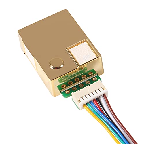 AITRIP 1PCS MH-Z19B Infrared Carbon Dioxide Monitor Sensor CO2 Detection Sensor Module UART PMW Wave Output 0-5000ppm+Cable