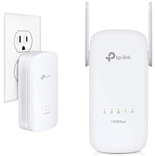 TP-Link AV1300 Powerline WiFi Extender - AC1350 Dual Band WiFi, Gigabit Port, Noise Suppression Design, Plug&Play, Power Saving(TL-WPA8630 KIT) (Renewed)