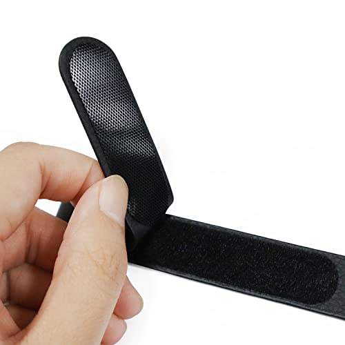 AMVR Grip Straps Attachment Anti-Throw Leather Strap Accessories for AMVR Product Q2HP1, Adjustable Wrist Knuckle Strap-Black Replacement