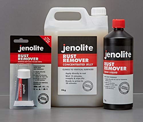 JENOLITE Original Rust Remover Naval Jelly - Rust Treatment - Removes Rust Back to Bare Metal - 34 oz (1 Litre)