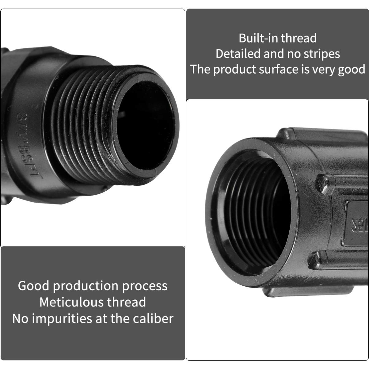 Scicalife Water Pressure Regulator Drip Irrigation Valve 3/4 inch 25 PSI Drip Irrigation Regulating Watering System Replacement for Garden Park