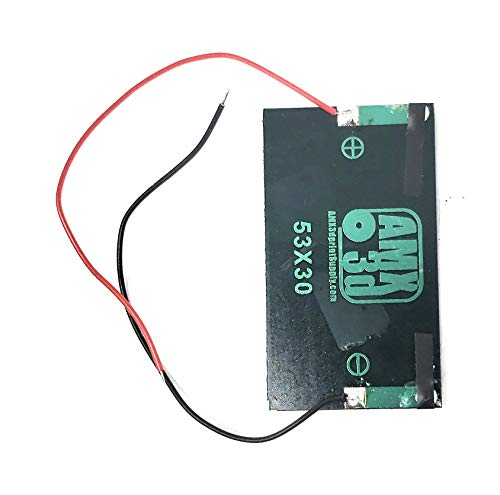 AMX3d AMX Solar 5V 30mA 53X30mm Micro Mini Power Solar Cells for Solar Panels with Wires- DIY Projects - Toys - Solar Charge 3.6v 4 Pcs