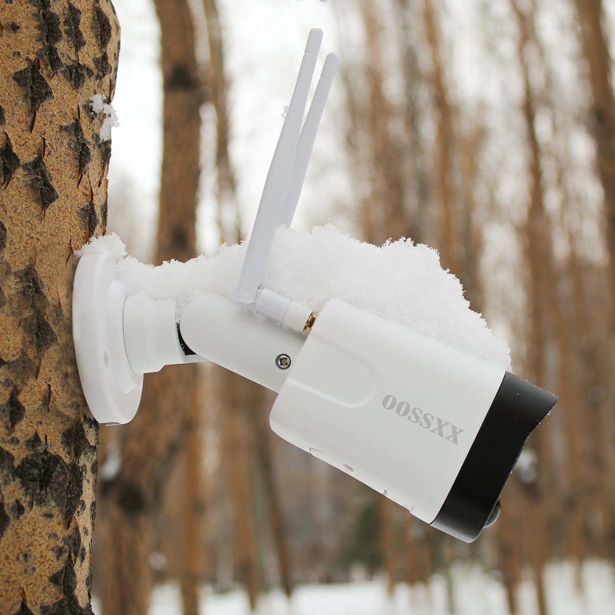 OOSSXX (Extend Camera for Wireless Camera System) 5.0MP & 130° Ultra Wide-Angle PIR Detection 2-Way Audio 2-Antennas Outdoor Home WiFi Video Surveillance