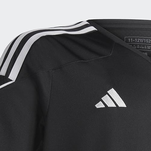 adidas Boys' Tiro 23 Jersey, Black/White, Medium