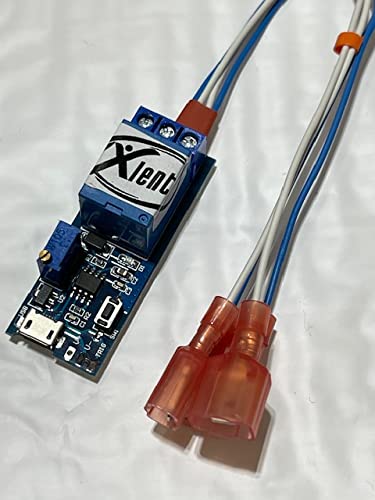 5 Volt Relay Switch KIT, NV 2020-2 Voice Control Your Fireplace from Anywhere and Works with Any Smart Outlet. (Relay Kit - with Power Adapter and Micro USB Cable) Xlentcomfortzone