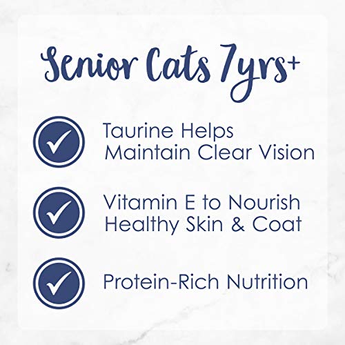 Purina Fancy Feast High Protein Senior Wet Cat Food Variety Pack, Senior 7+ Chicken, Beef & Tuna Feasts - (2 Packs of 12) 3 oz. Cans