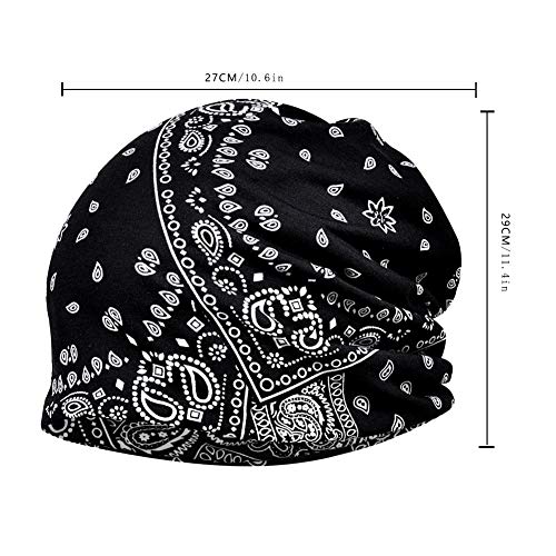 4 PCS Women Baggy Slouchy Beanie Chemo Hat Cap Slouchy Snood Hat Cancer Headwear