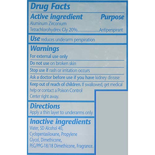 Arrid XX Extra Extra Dry Clear Gel Antiperspirant Deodorant, Morning Clean , 2.6 Oz, Pack of 6