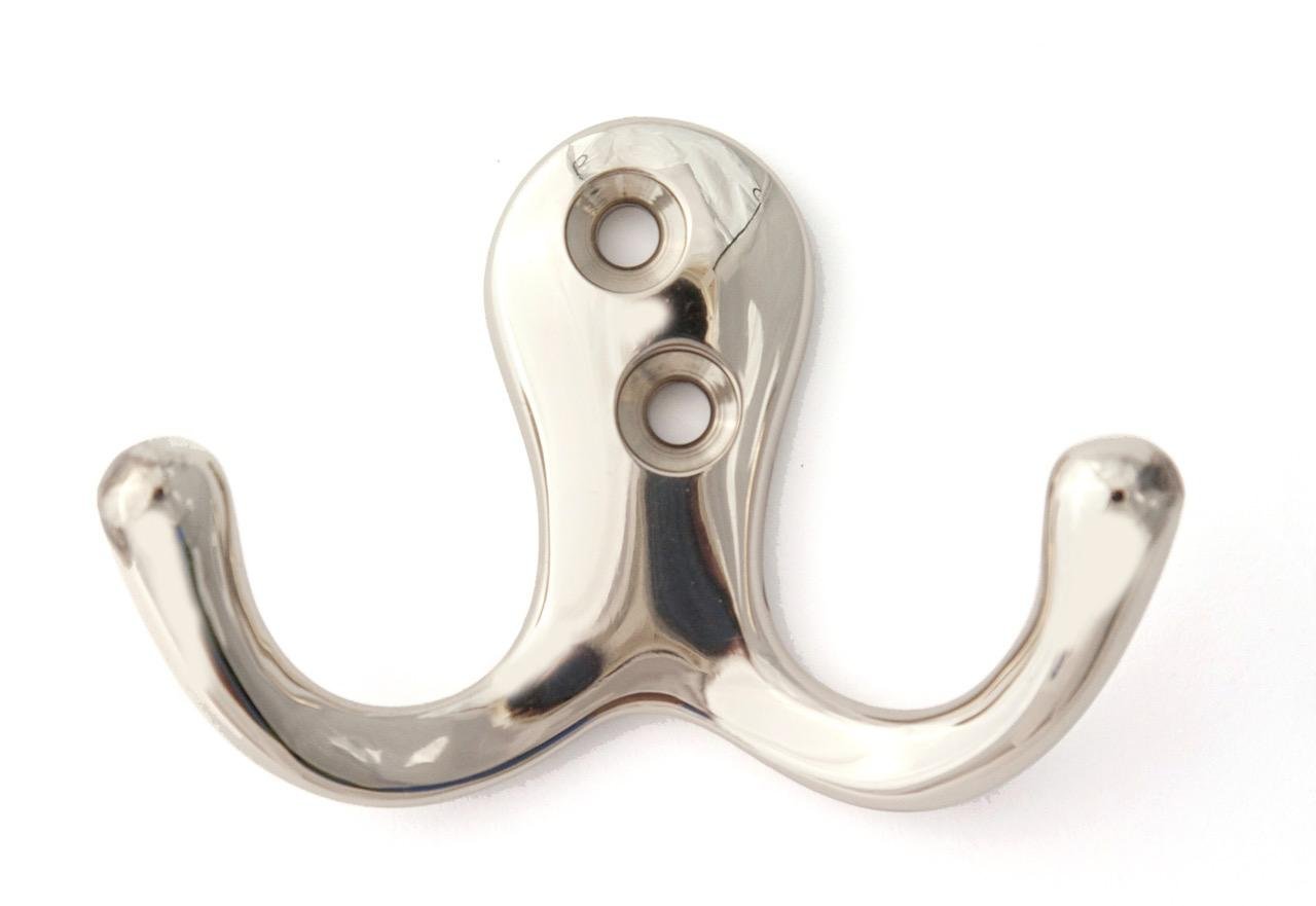 Alno A903-PN Robe Hooks Robe Hooks Transitional, Polished Nickel, 2-3/4"