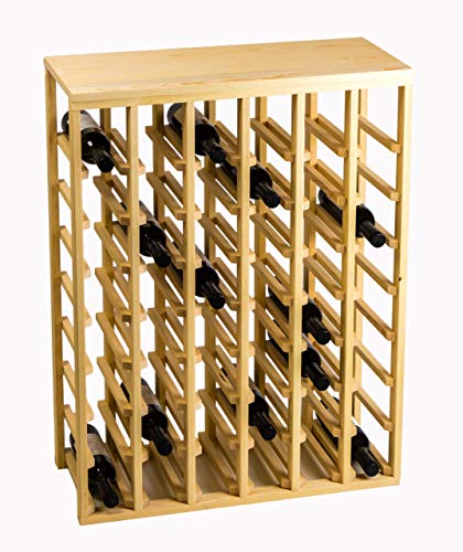 Creekside 48 Bottle Table Wine Rack (Pine) by Creekside - Exclusive 12 inch deep design conceals entire wine bottles. Hand-sanded to perfection!, Pine