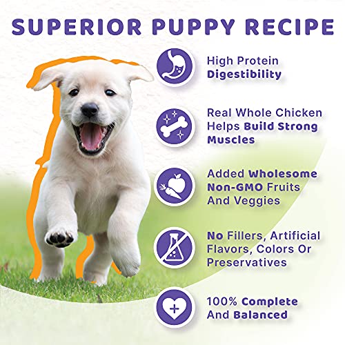 Halo Puppy Dry Dog Food, Chicken & Liver 4-Pound Bag
