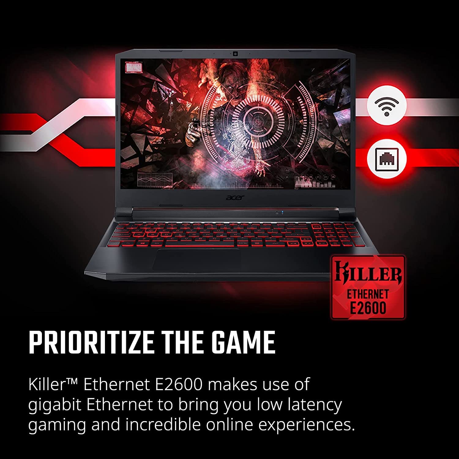 Acer Newest Nitro 5 Flagship Gaming Laptop: 15.6" FHD 144Hz IPS Display, Intel Gaming 8-Core i7-11800H, 64GB RAM, 2TB SSD, GeForce RTX 3050Ti, WiFi-6, Backlit-KYB, DTSX Audio, Cool Tech, Win11