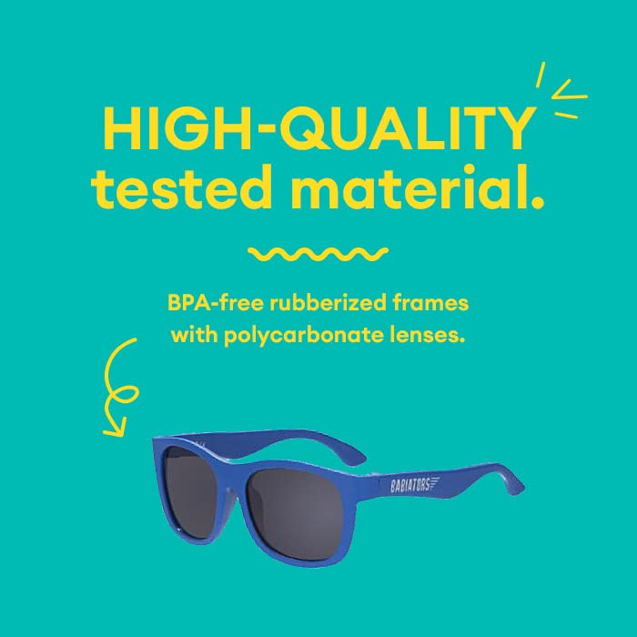 Babiators Original Navigator Black Ops Kid's Sunglasses, UV Protection, Ages 0-2