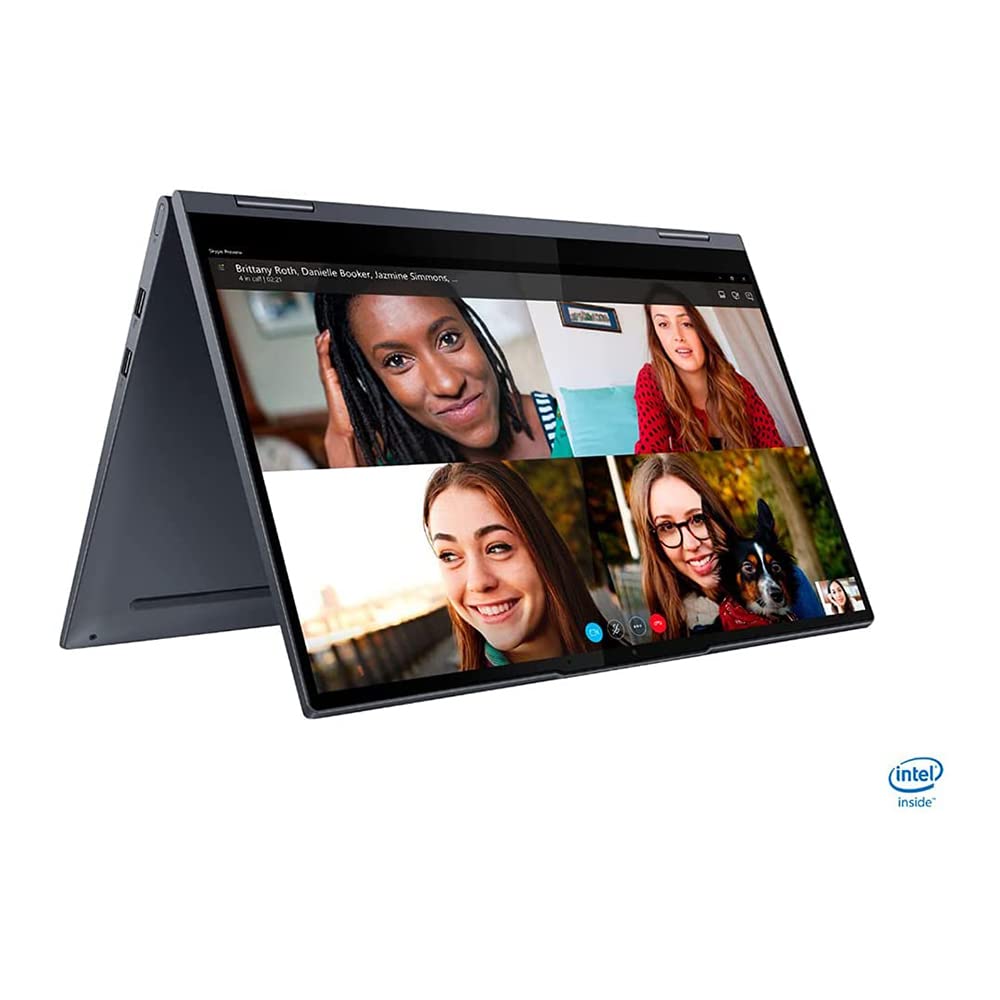2021 Lenovo Yoga 7i 2-in-1 15.6" FHD Touchscreen Laptop Computer, Intel Core i5-1135G7(> i7-1065G7), 8GB RAM, 512GB PCIe SSD, Backlit Keyboard, Iris Xe Graphics, HD Webcam, Win 10, Grey, 32GB USB Card