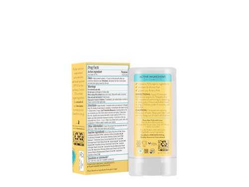 Babo Botanicals Super Shield SPF 50 Stick Sunscreen - 70% Organic Ingredients - Natural Zinc Oxide - For all ages - NSF & MADE SAFE Certified - EWG Verified - Water Resistant - Fragrance-Free