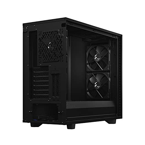 Fractal Design Define 7 Black Brushed Aluminum/Steel E-ATX Silent Modular Dark Tempered Glass Window Mid Tower Computer Case