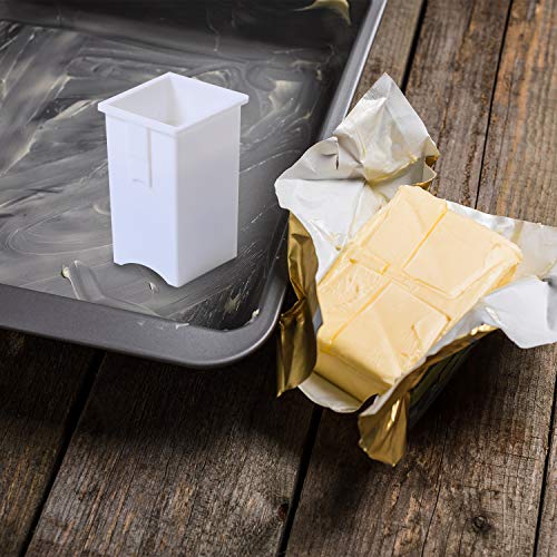 Cooraby 2 Pack Plastic Butter Spreader Corn Cob Butter Holder Spreads Butter Dispenser with Built-in Cover