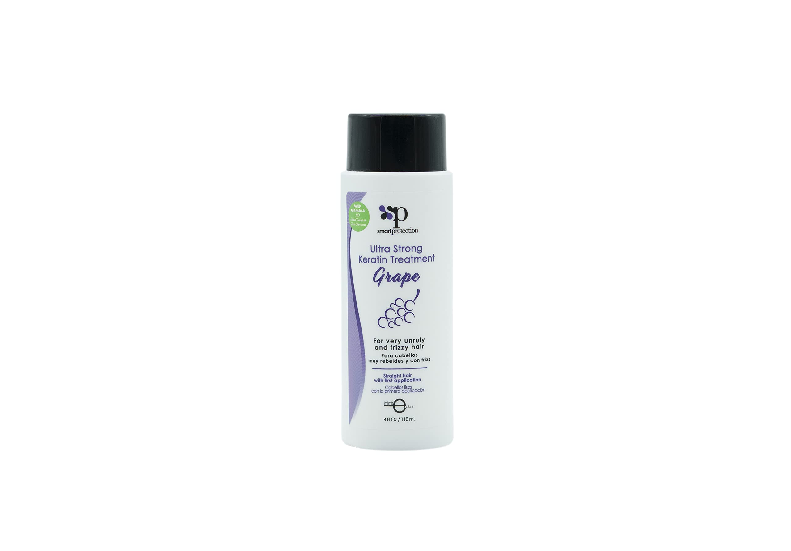 SPPRANDOM Grape Ultra Strong Keratin Treatment with Clarifying Shampoo 4oz by Smart Protection