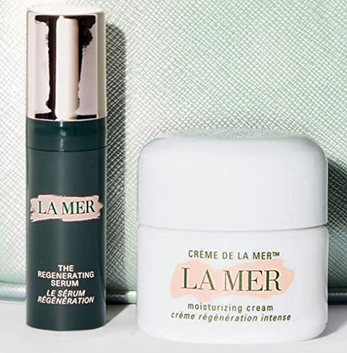 La Mer Regenerating Mini Miracles Skin Care Set Includes Creme De La Mer 0.5 Oz and La Mer Regenerating Serum 0.17 Oz