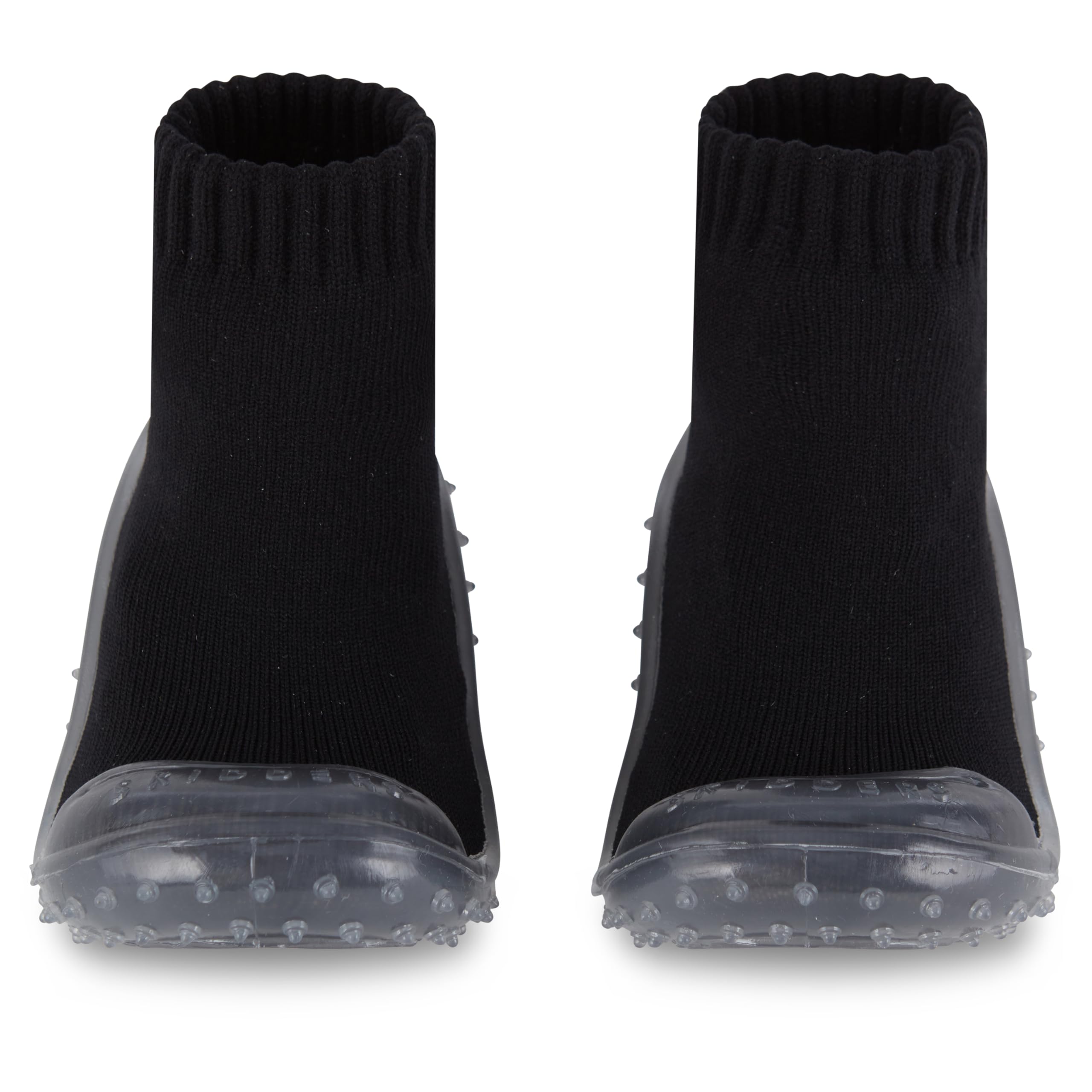 Baby Boys Slippers - Baby First Walking Non Skid Slipper Socks - Premium & Comfortable Toddler House Slippers, Kids Essentials - Black - 12 Months Infant