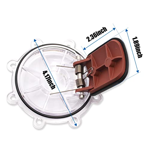 7056 Check Valve Cover with Flapper Assembly Replacement for Zodiac Jandy Spring Check Valve Models 7235, 7305, 7511, 7512, Durable Rubber Flange Seal, Rust Resistant Stainless Steel Hinges