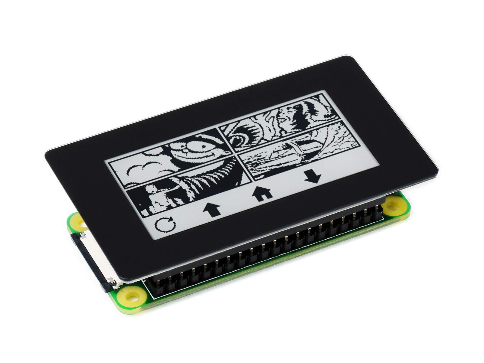 waveshare 2.13inch Touch e-Paper HAT 250×122 Pixels Black White e-Ink Display Module eink Screen for Raspberry Pi 4B/3B+/3B/2B/Zero/Zero W/Zero WH, SPI Interface,Partial Refresh